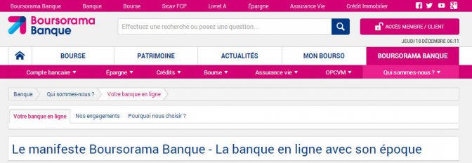 Boursorama banque : nouveau logo, nouvelle couleur : ActualitÃ©s Epargne